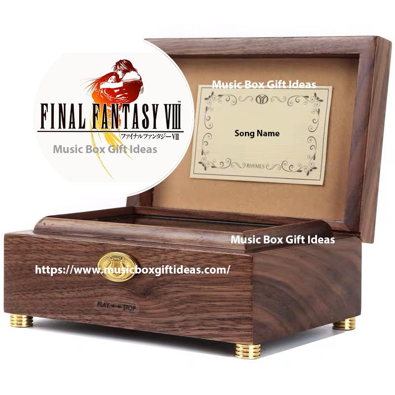 Personalised Final Fantasy Eyes on Me 30-Note Wind-Up Music Box Gift ...
